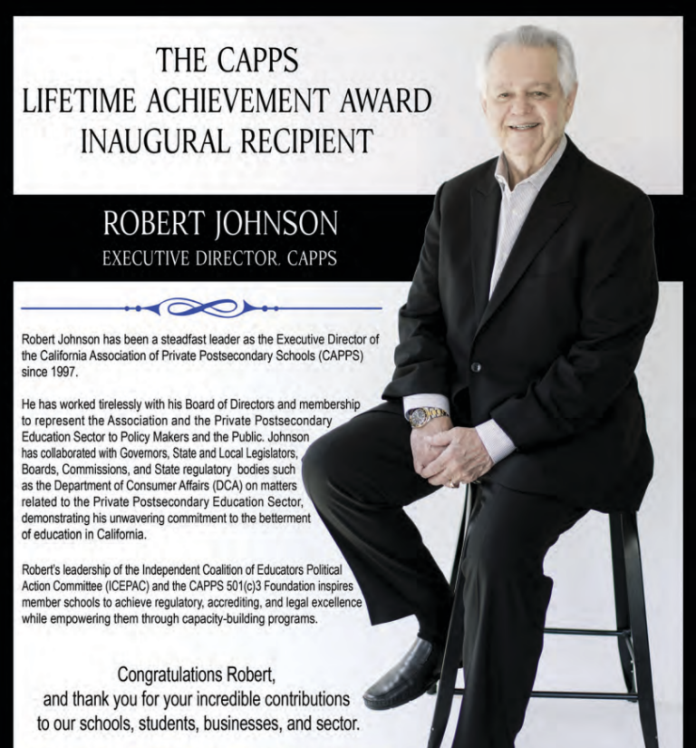 The CAPPS Lifetime Achievement Award - CAPPS