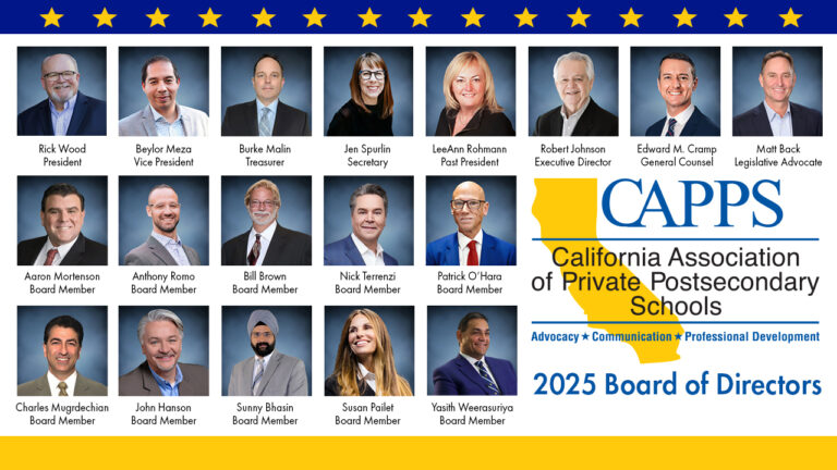 CAPPS 2025 Board of Directors - CAPPS